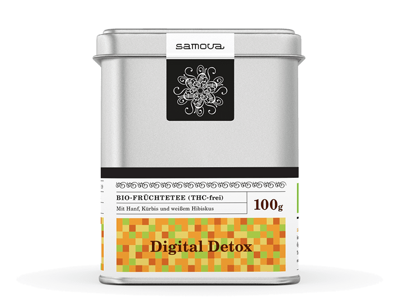 Premium organic fruit tea Digital Detox from samova